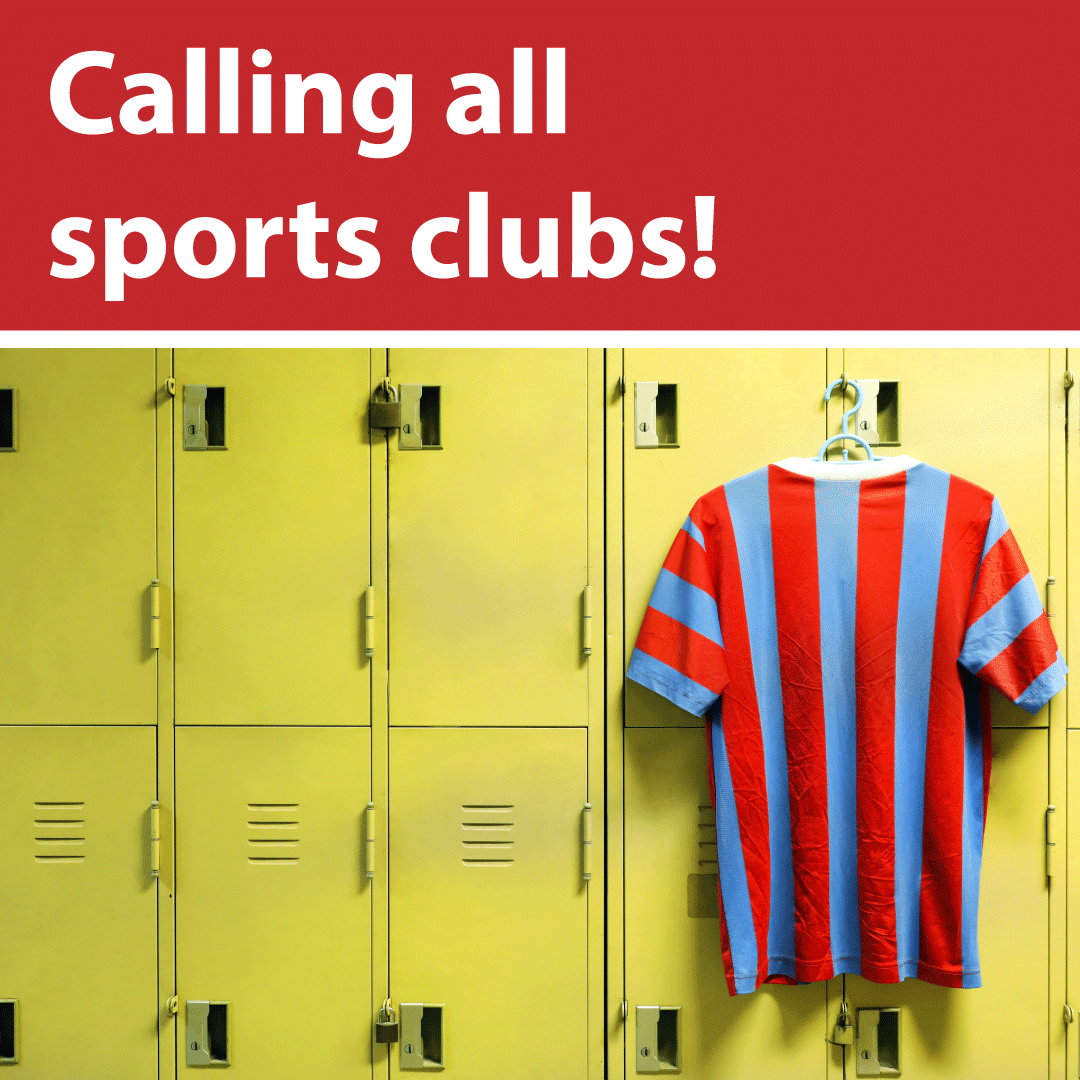 Calling all sports clubs